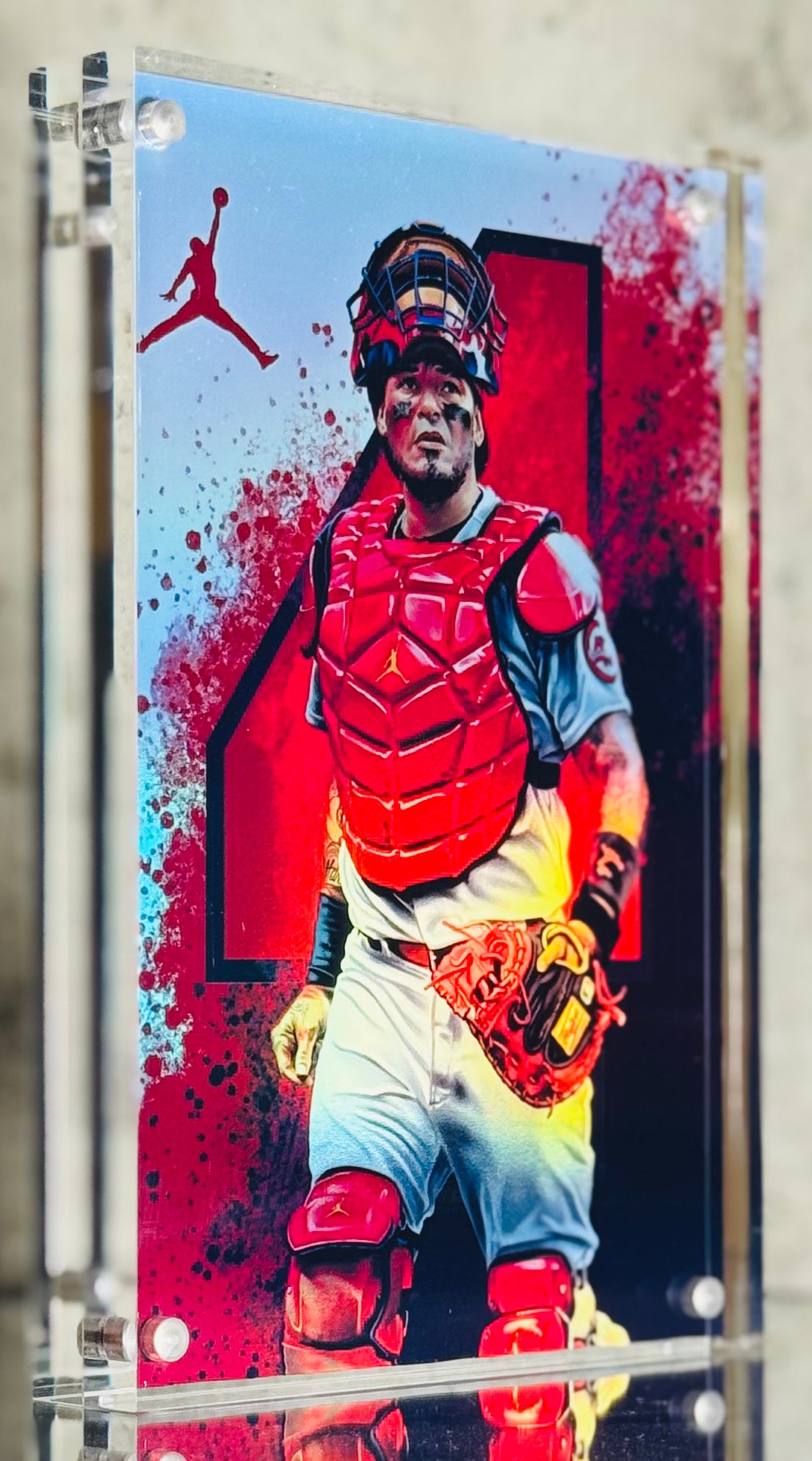 Yadier Molina 4x6 BLOX – Ken Karl Sports Art