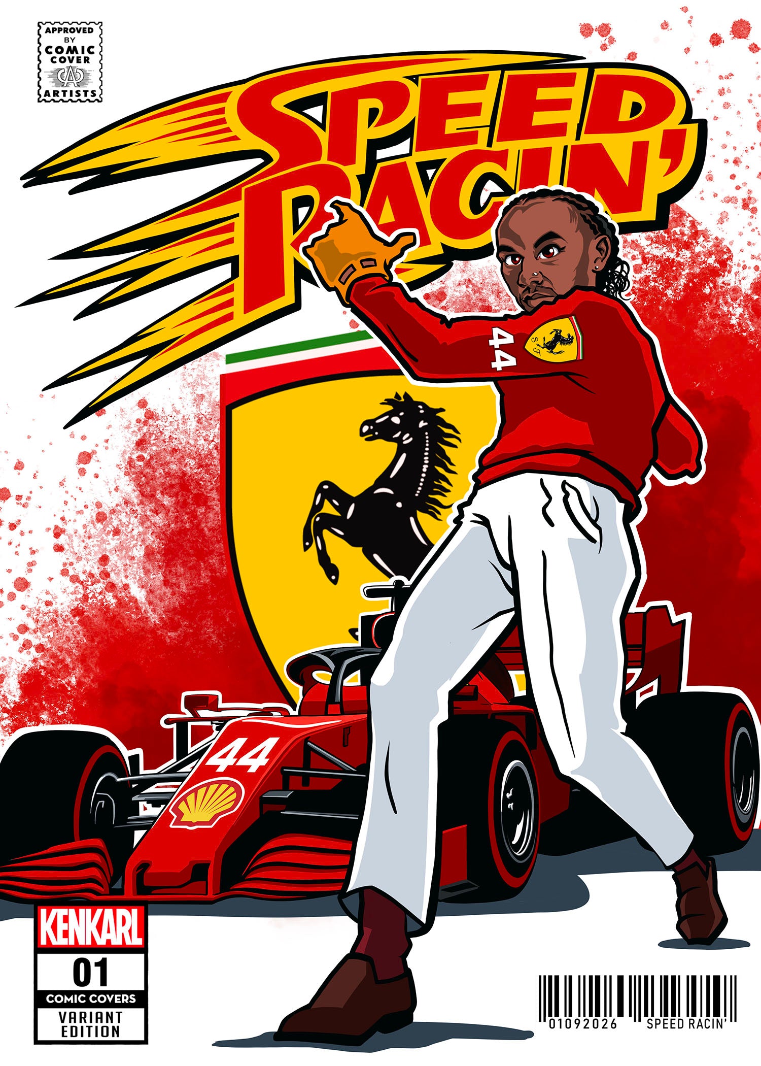 SPEED RACIN' 1:1:10 art pieces – Ken Karl Sports Art