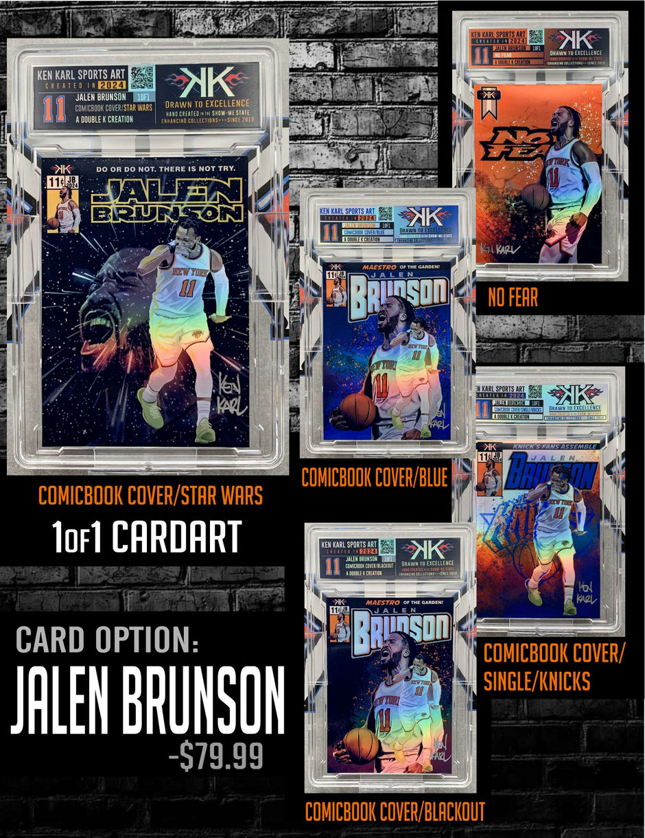 1/1 Card Art/Limited Edition Holo's & Base Cards – Ken Karl Sports Art
